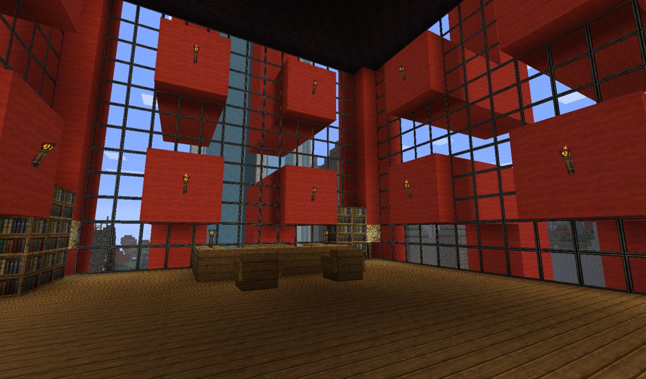 Red Residence Minecraft Map