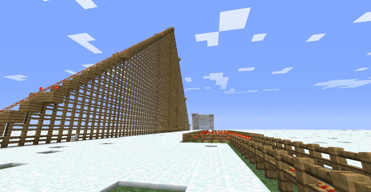 My First Roller Coaster Minecraft Project