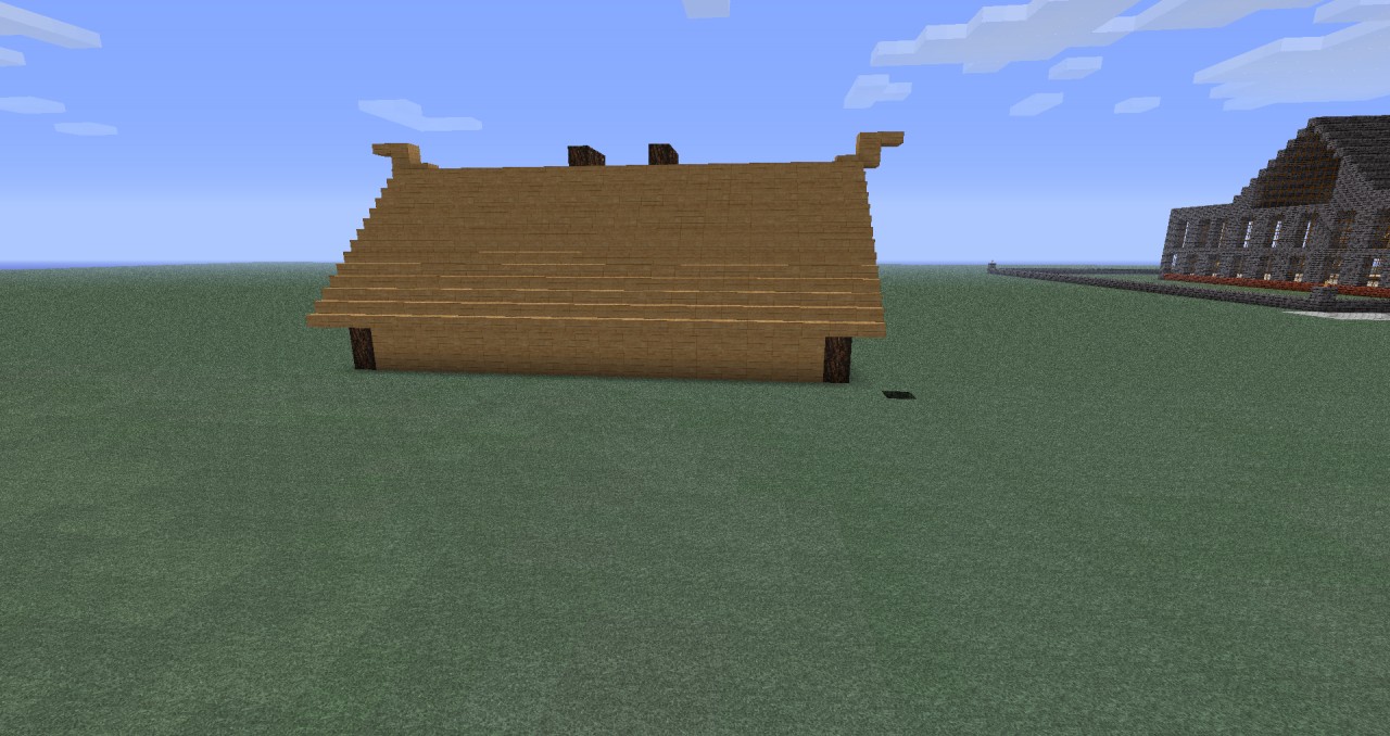 Minecraft Viking Longhouse Schematics Viking Longhouse #1 By