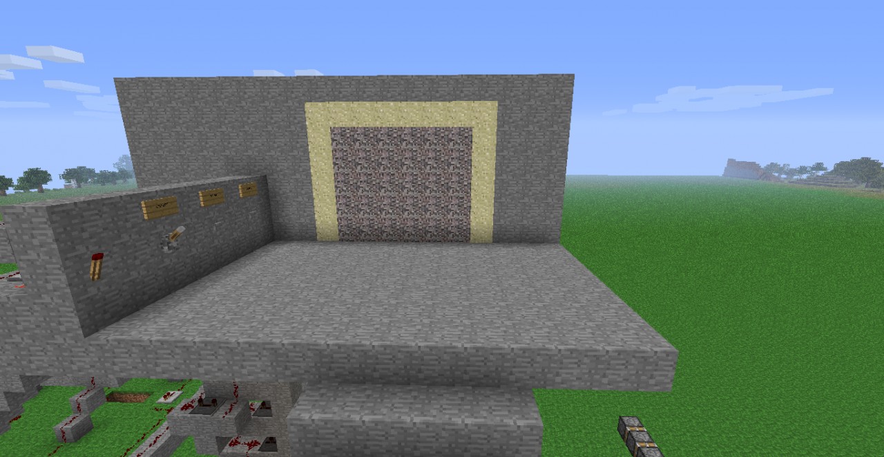huge gate 7 cubic high Minecraft Map