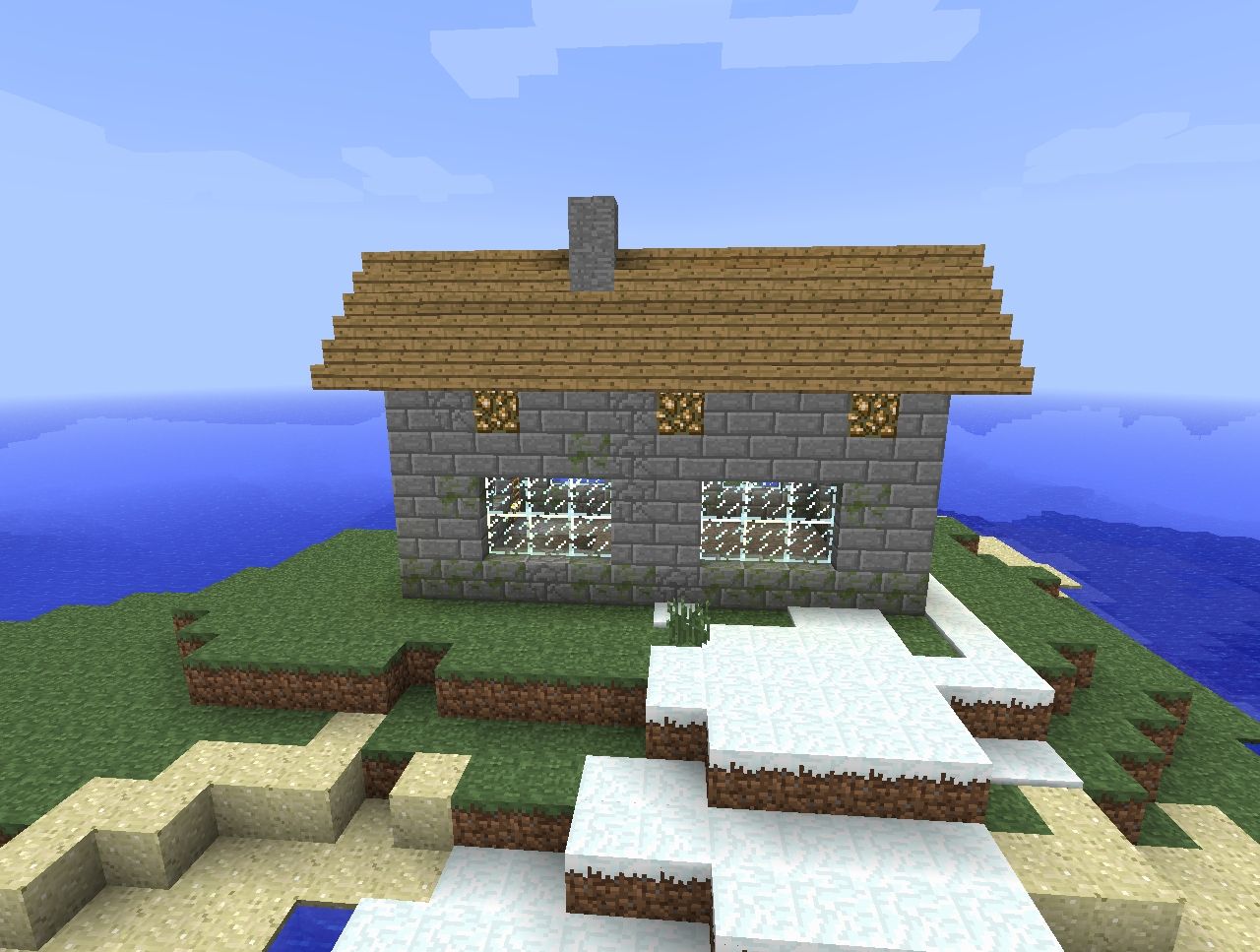 1.9 PRE-RELEASE HOUSE ON ISLAND !! Minecraft Map