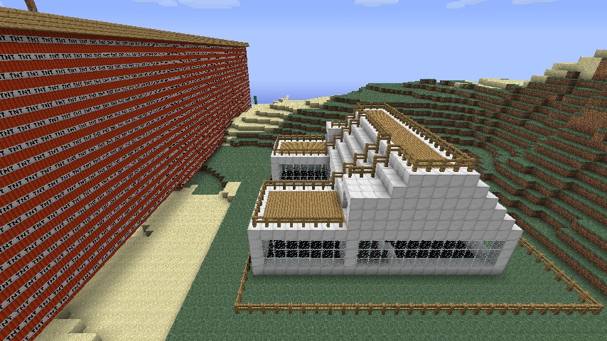 Wall Of TNT Minecraft Map