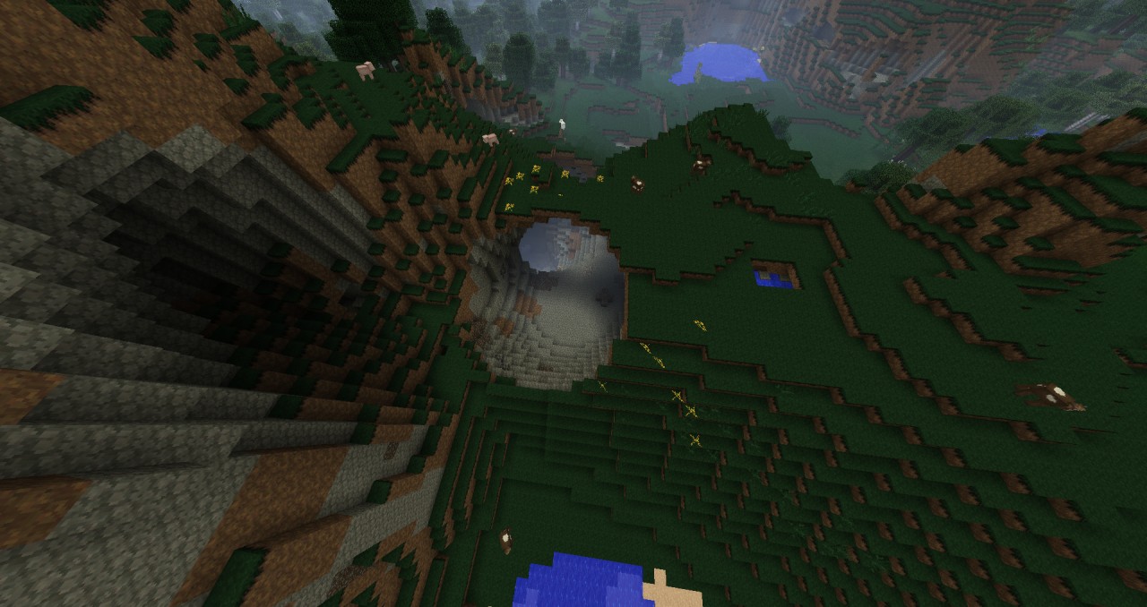 amazing randomly generated cave Minecraft Map