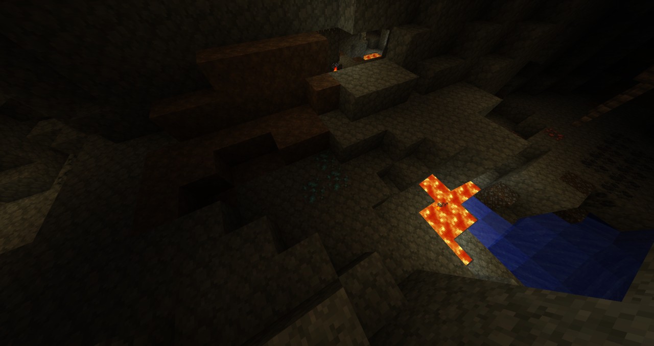 amazing randomly generated cave Minecraft Map