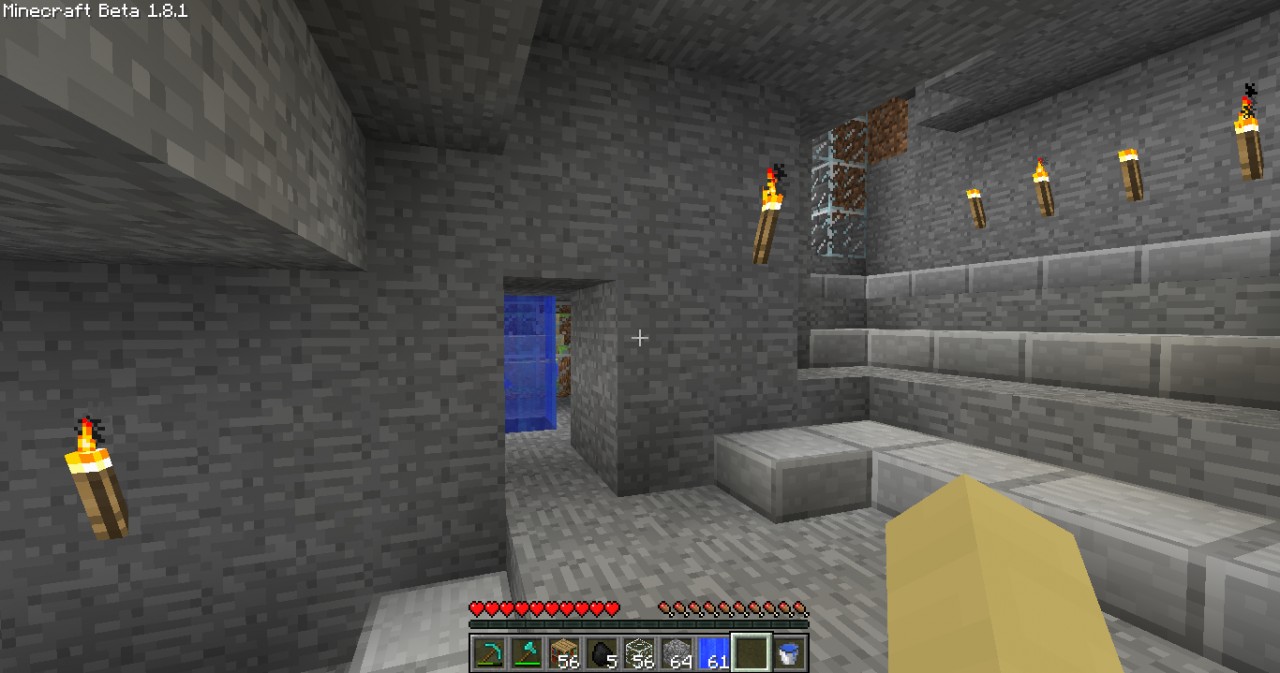 Underground House Minecraft Map