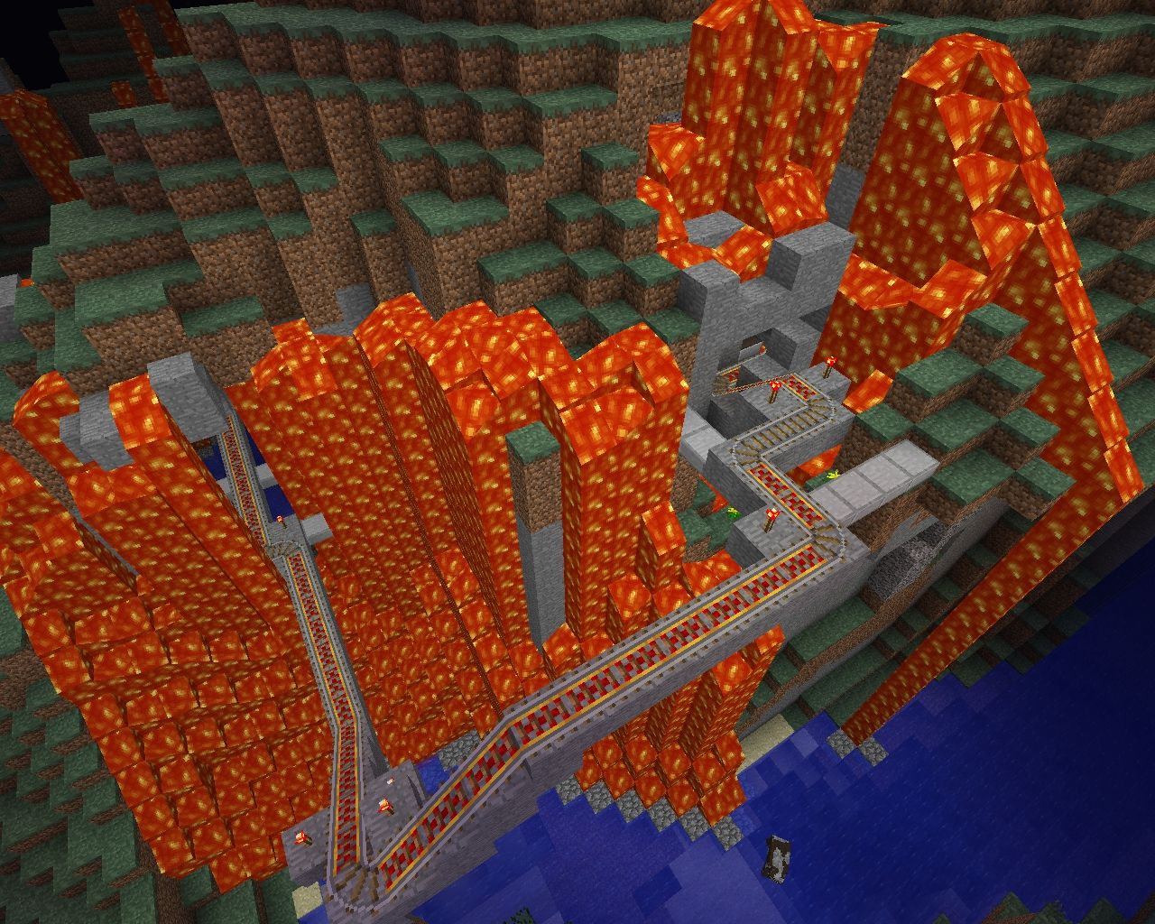 Extreme Rollercoaster Minecraft Map