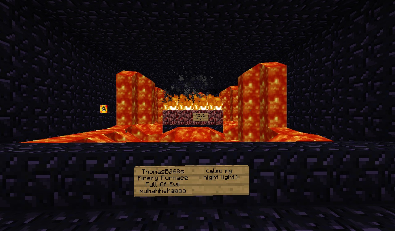 ThomasB268s Firey Furnace Full Of Evil Minecraft Map