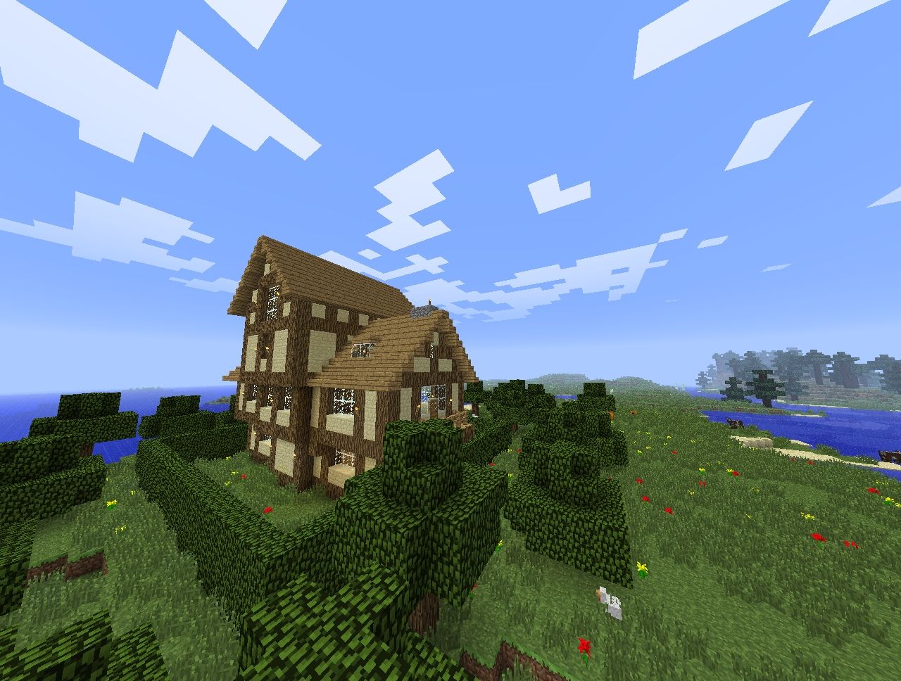European medieval house Minecraft Map