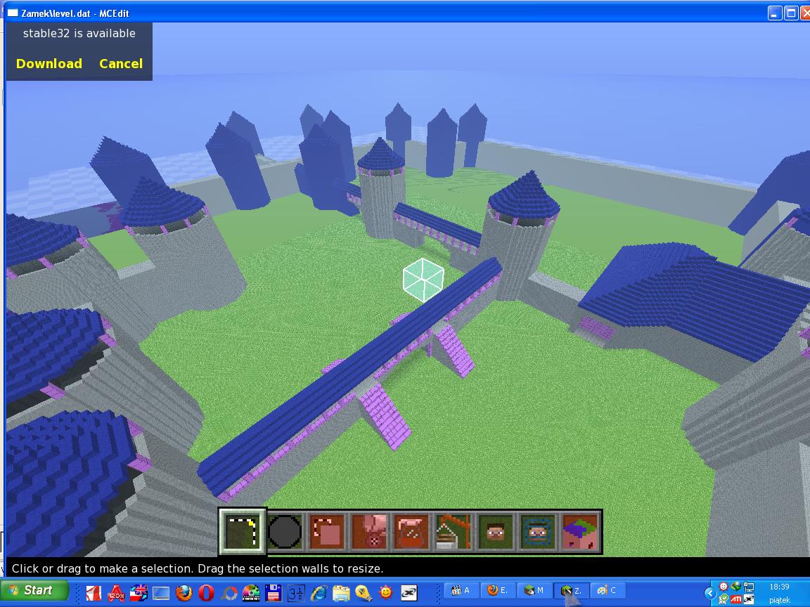 AWeSOME GRAY AND BLUE CASTLE Minecraft Map