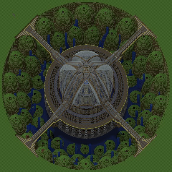 Flying Fortress Minecraft Map