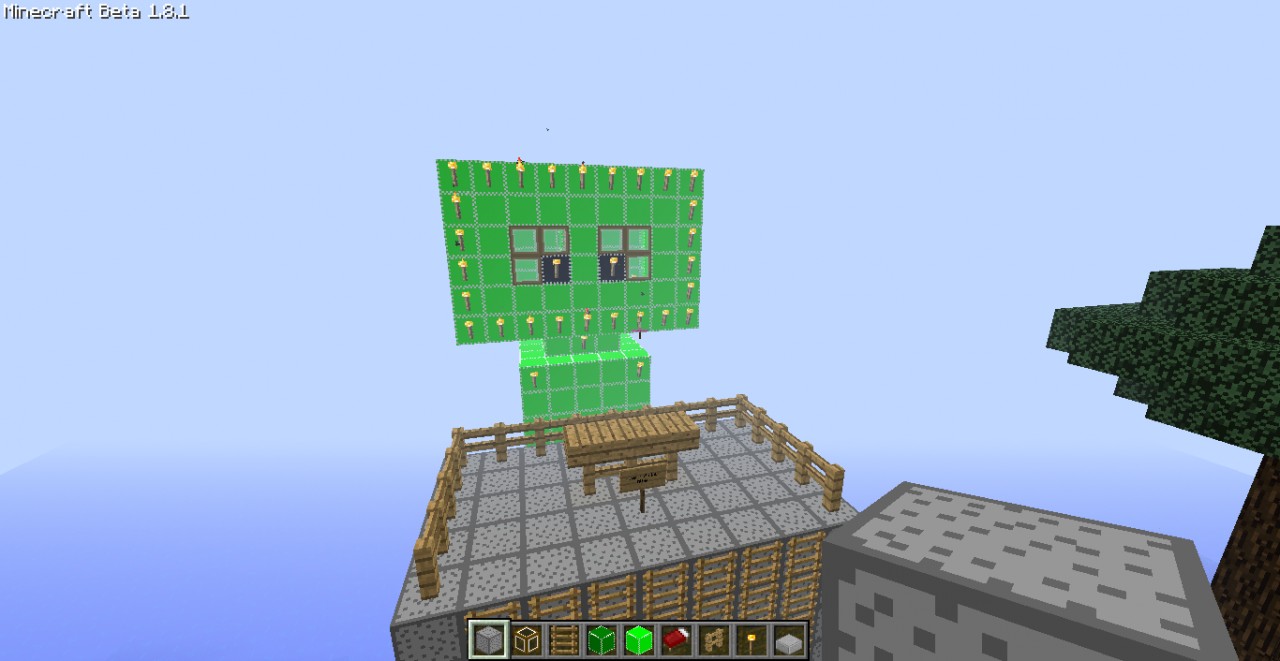 Giant Creeper Minecraft Project