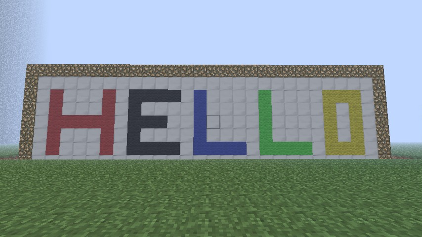 Hello Minecraft Map