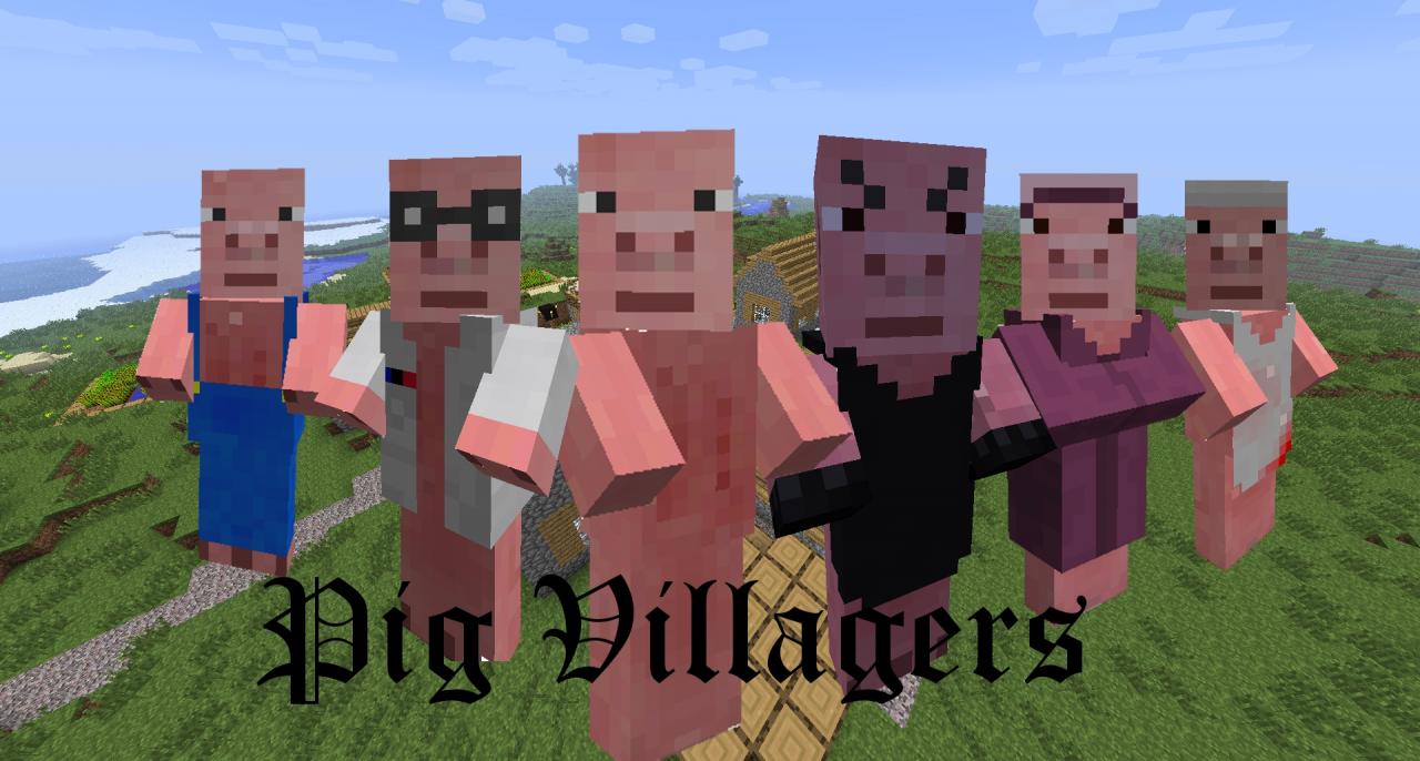 Pig Villagers Texture Pack Minecraft Texture Pack