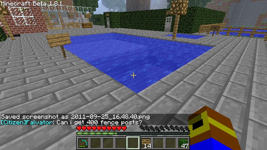 Hot Tube And Pool Minecraft Map