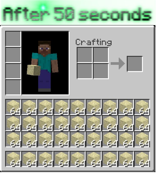 +UPDATE* SandFarm full inventory after 50 seconds Minecraft Project