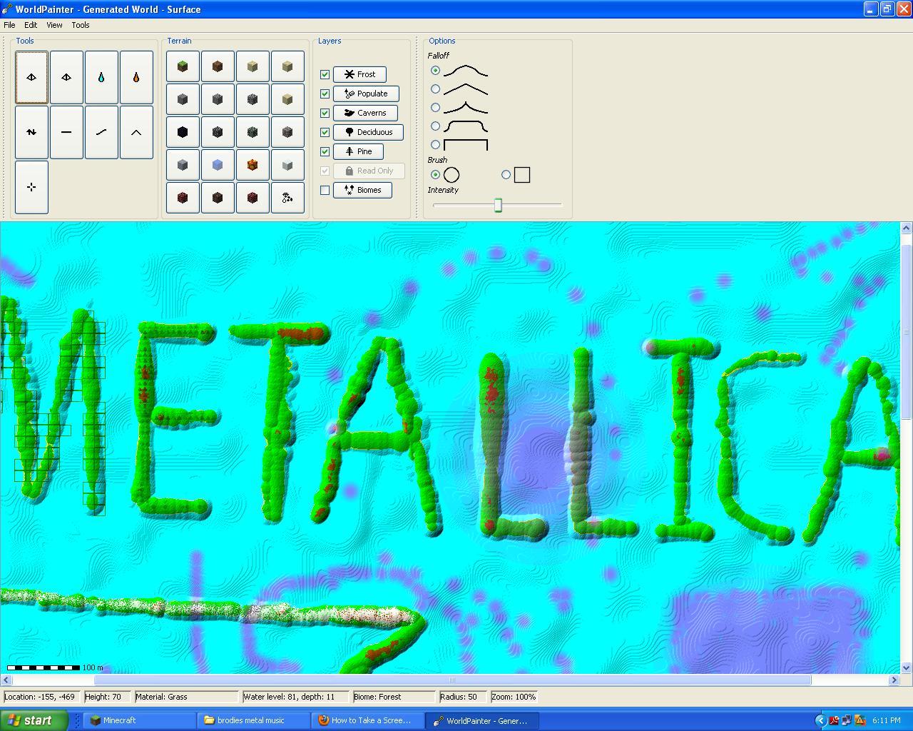metallica world Minecraft Map