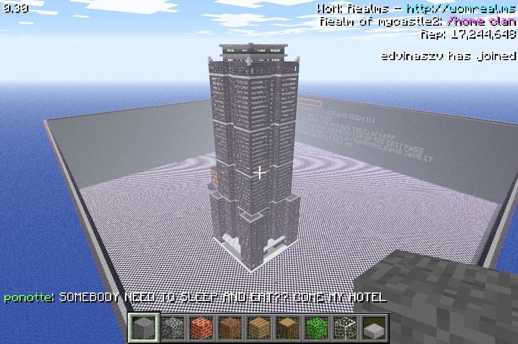Dark Grey city building Minecraft Map