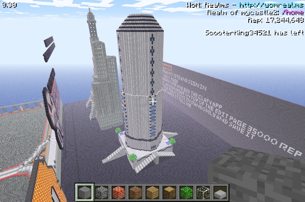 white city tower Minecraft Map
