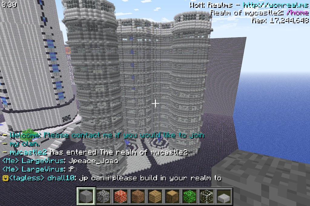 silver city building Minecraft Map
