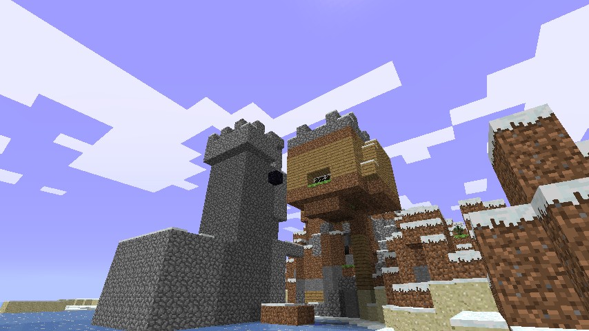 Hill castle Minecraft Map