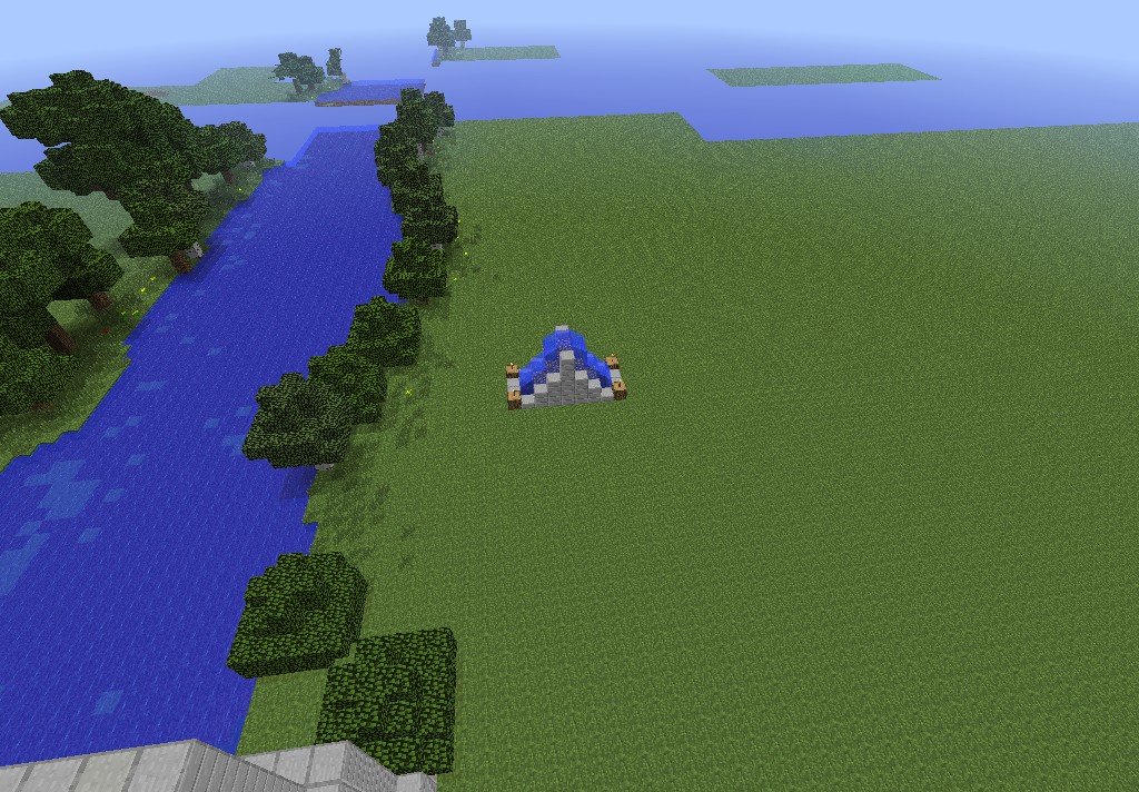 Epic Bridge (Well, a town now tbh :L) Minecraft Map