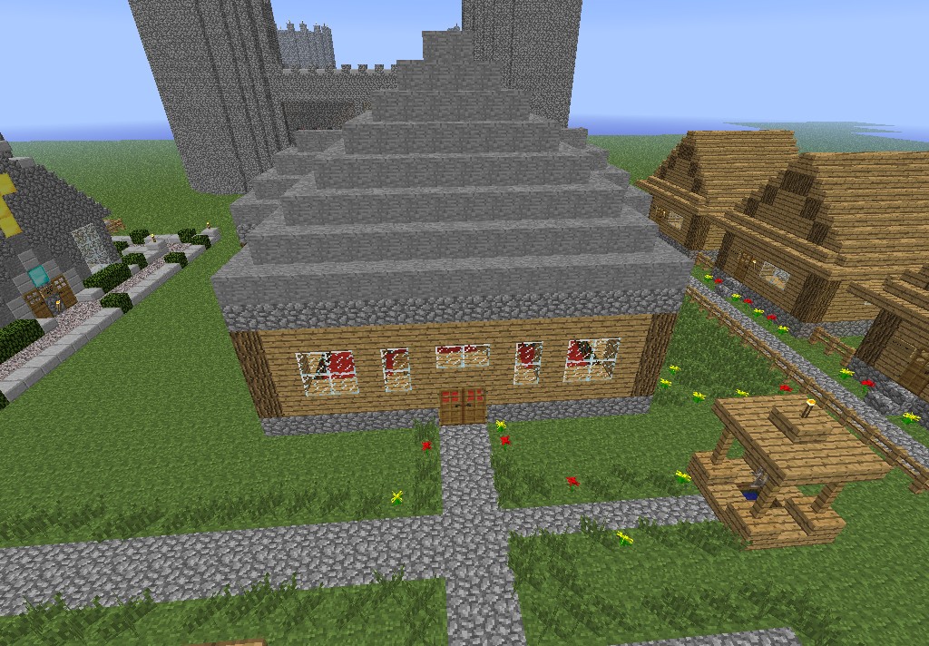 Epic Bridge (Well, a town now tbh :L) Minecraft Map