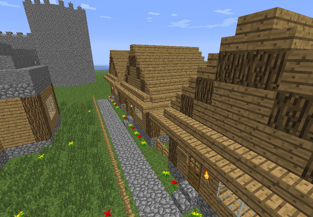 Epic Bridge (Well, a town now tbh :L) Minecraft Map