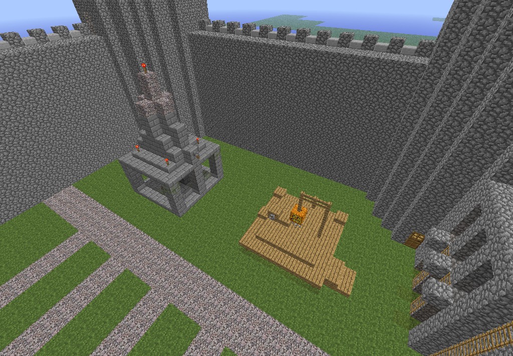 Epic Bridge (Well, a town now tbh :L) Minecraft Map