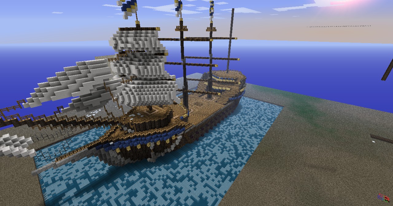 Royal Naval Galleon Minecraft Map