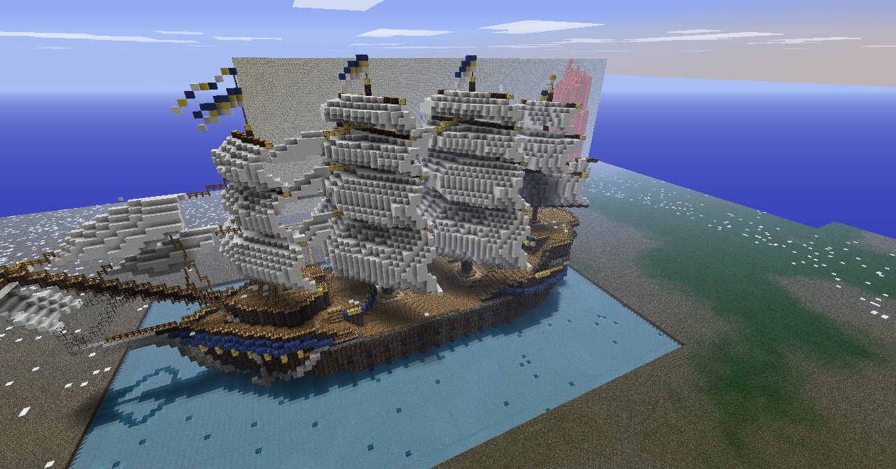 Royal Naval Galleon Minecraft Map