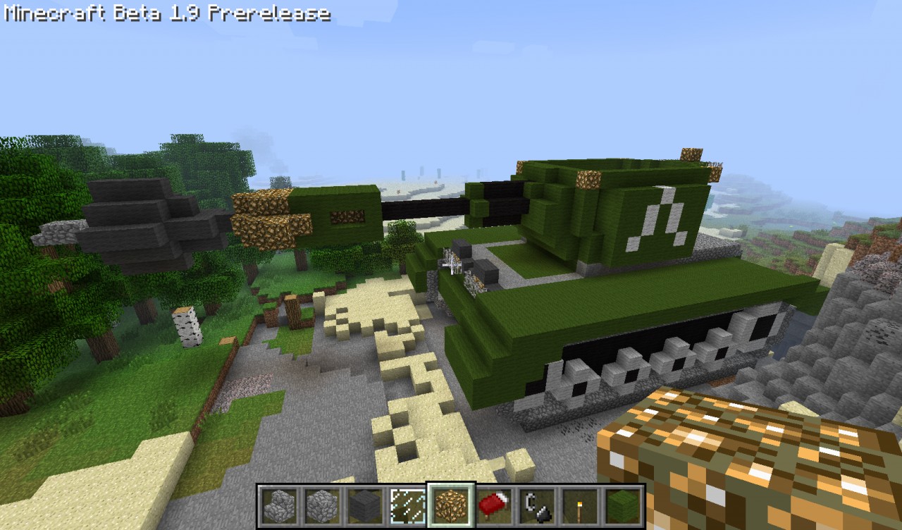 A WWII American tank Minecraft Map