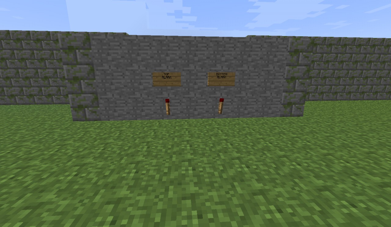 Alarm system Concept Minecraft Map