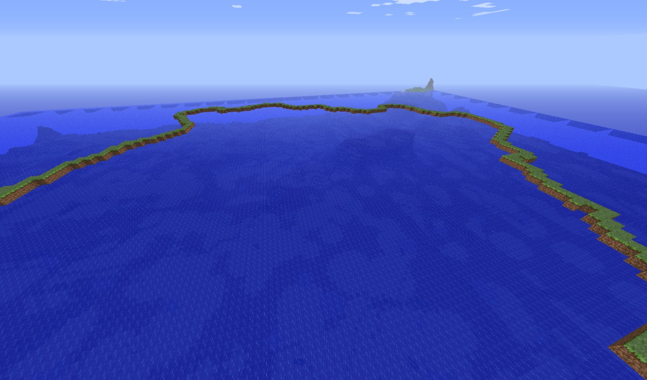 Floating Island and City Minecraft Map