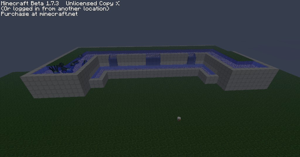 Town Centre Fountain Minecraft Map