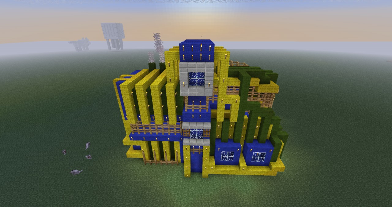 SUPER MODERN COMPLEX!!! NEW VERSION! :) Beta v0.2 Minecraft Map