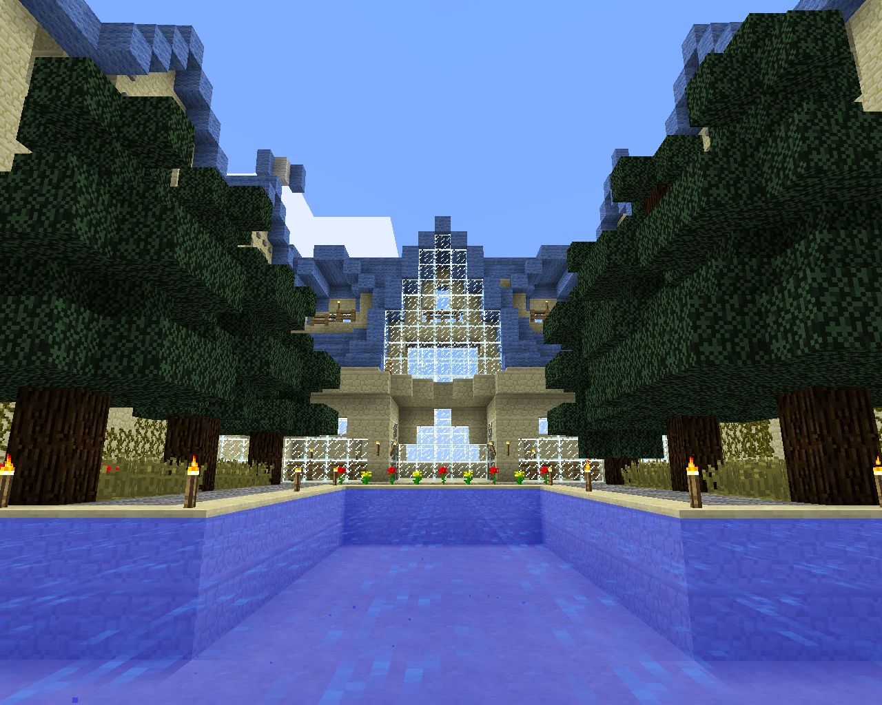 Hilltop Castle Minecraft Map