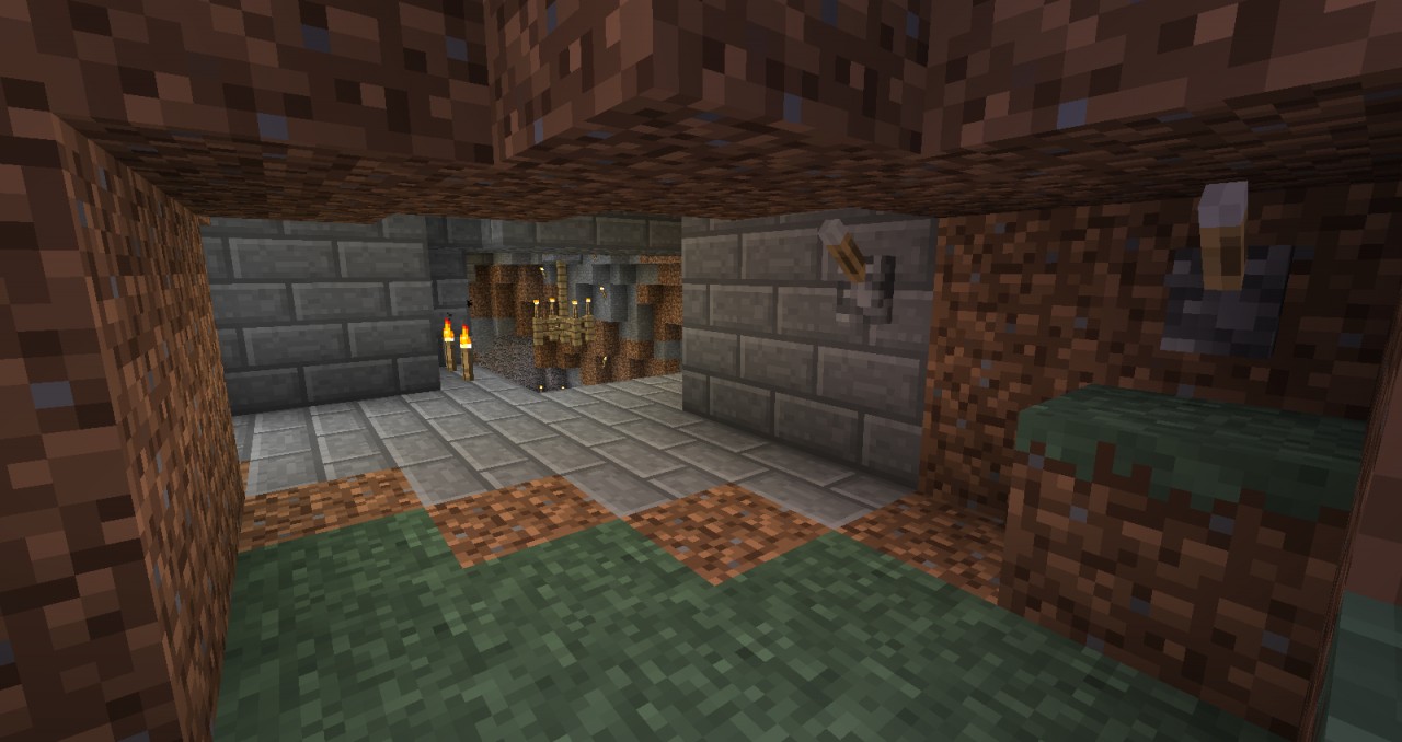 Hidden cave entrance Minecraft Map