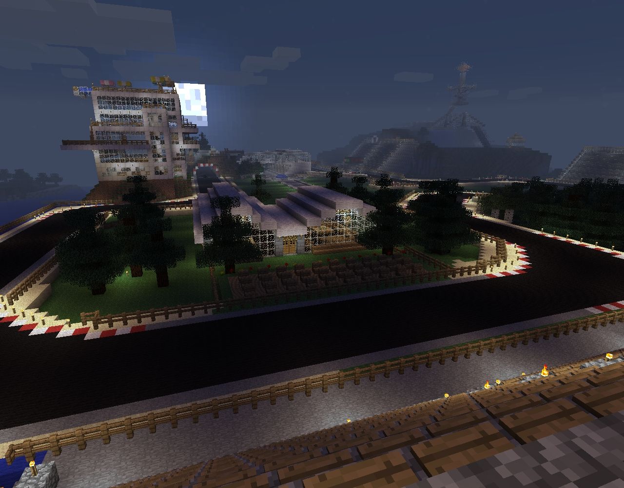 Formula One Track Complex Minecraft Map