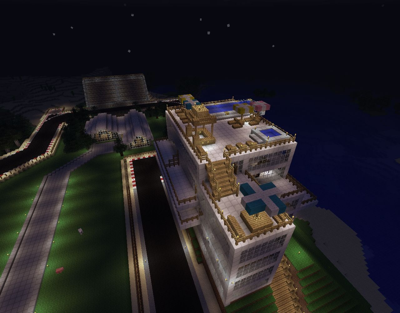 Formula One Track Complex Minecraft Map