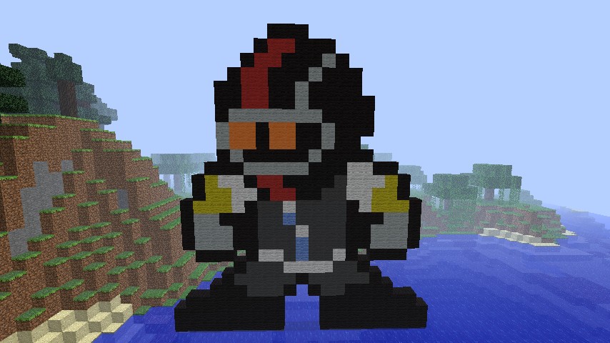 Borderlands Bandit- Pixel Art World Minecraft Map