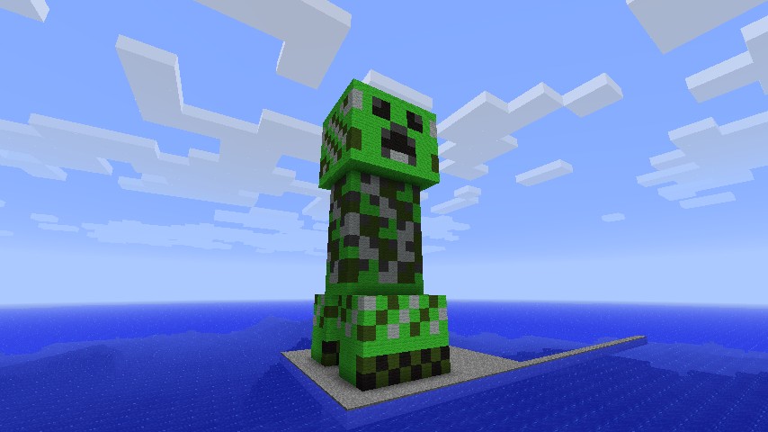 giant creeper !!! Minecraft Map