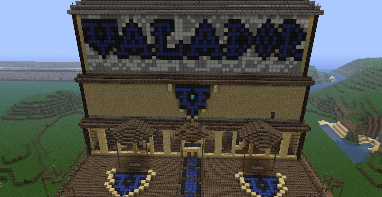 Valador Town Hall w/ Garden Minecraft Map