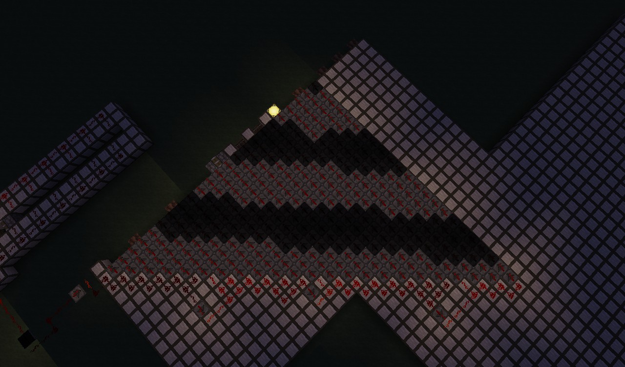 Piston Train Minecraft Map