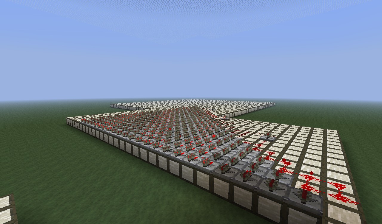 Piston Train Minecraft Map