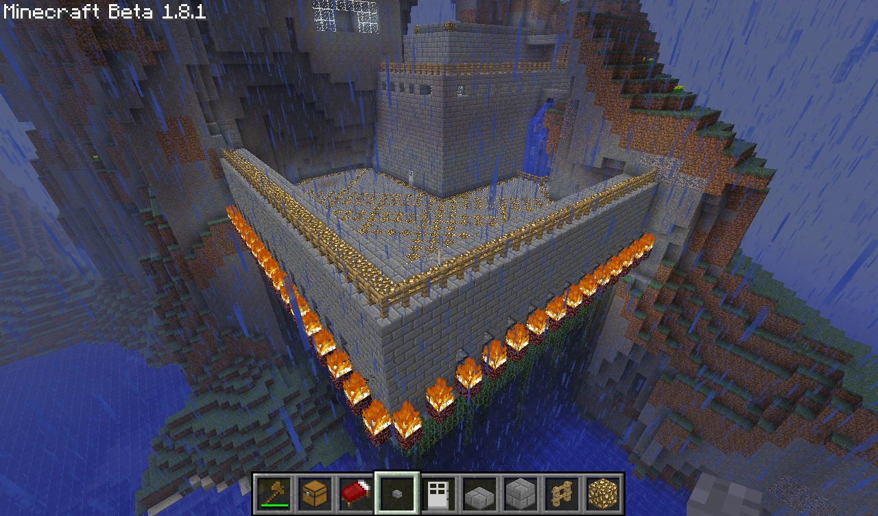 Castle on my server Minecraft Map