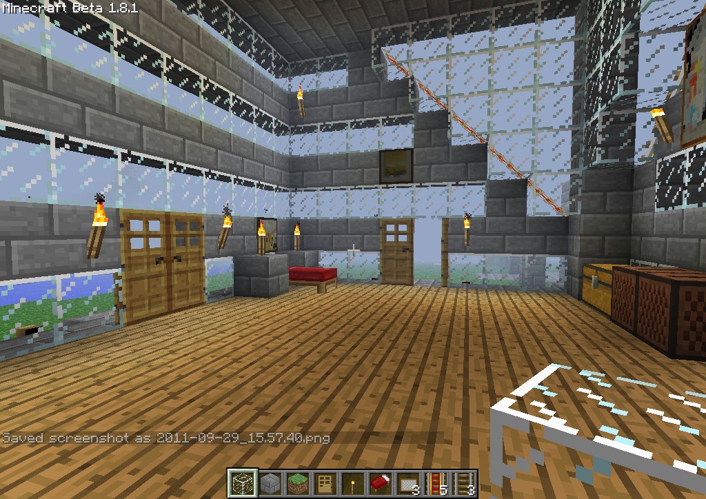 home with rail attachment Minecraft Map