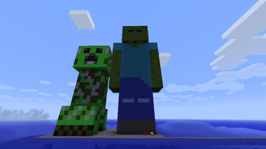 giant zombie Minecraft Map