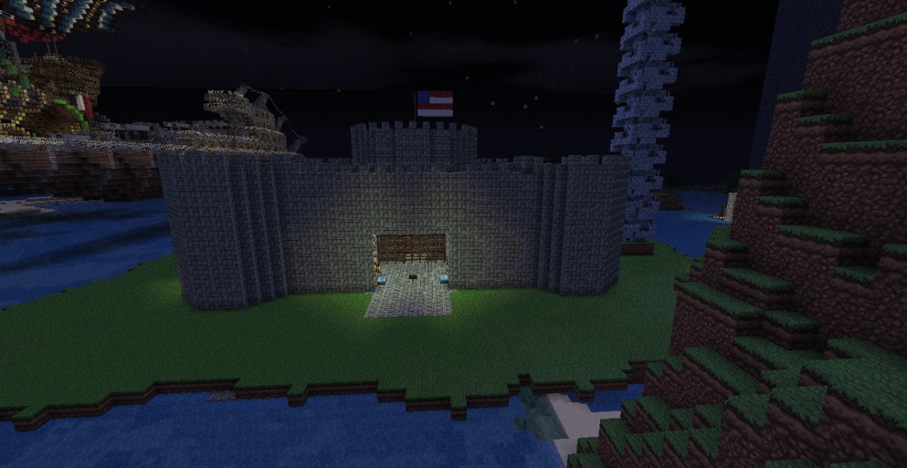 fancy castle Minecraft Map