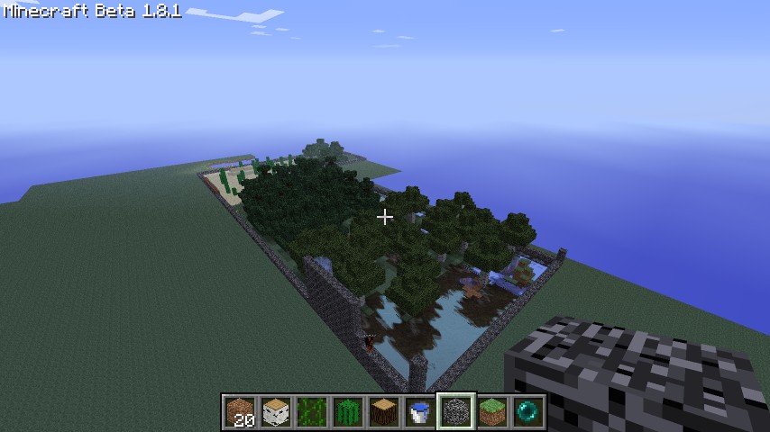 every biom in minecraft put into a giant stucture!!! LOOK Minecraft Map