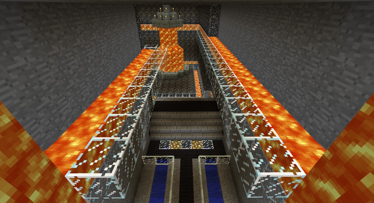 Lava/Nether Temple Minecraft Map